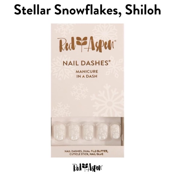 Red Aspen | Makeup | Red Aspen Nail Dashes Stellar Snowflakes Shiloh ...